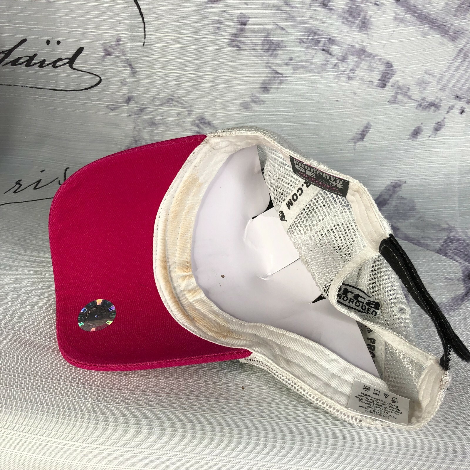 Genine Live Bull Ride PRCA 50th COWBOY Rodeo Cap Hat … - Gem