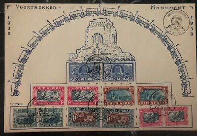 1949 South Africa First Day Souvenir Oversized Cover FDC Voortrekker ...