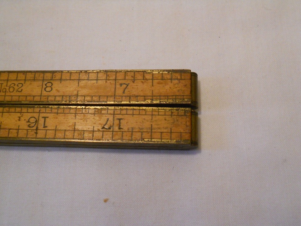 B - Vtg Stanley Sweetheart No. 62 Folding Rule Stanley SW Ruler 24 Inch ...