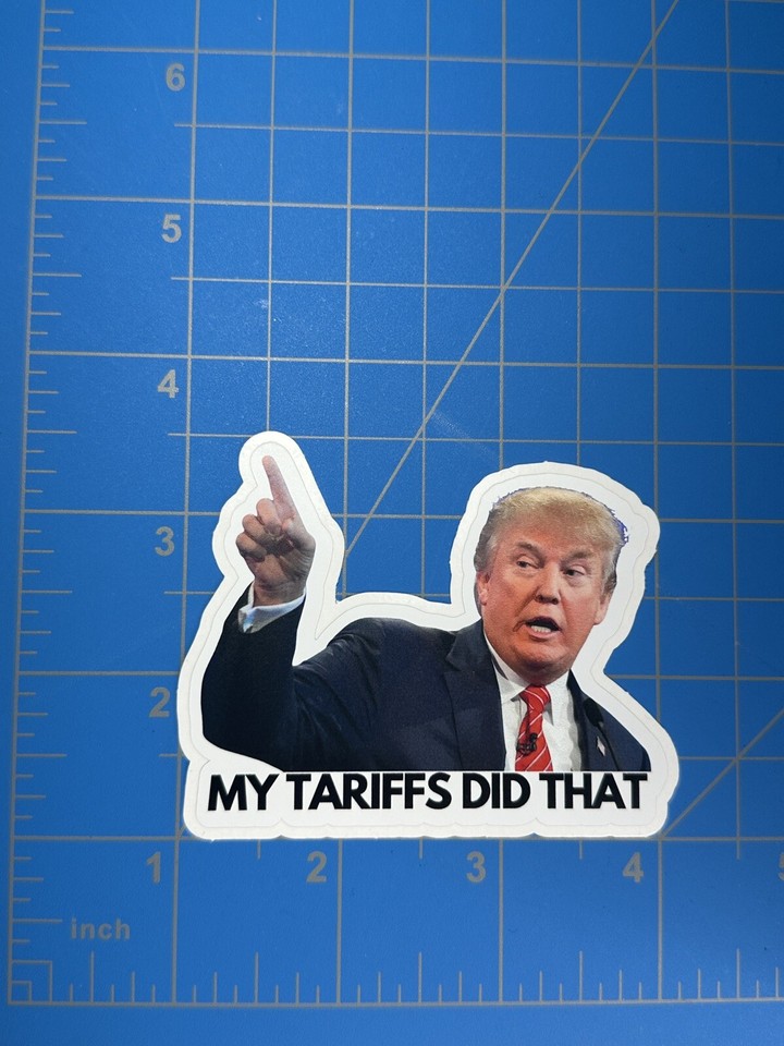 My Tariffs Did That It Anti-Trump Inflation Stickers for Grocery Prices ...