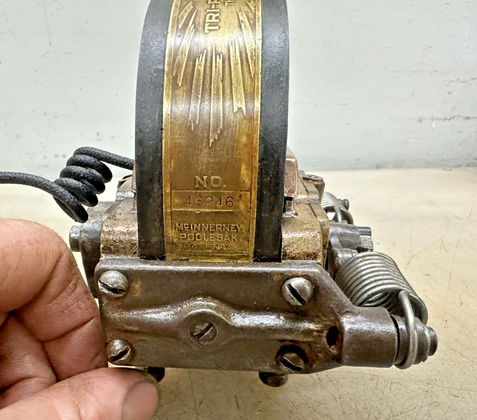 WEBSTER K BRASS BODY MAGNETO Hit Miss GAS ENGINE Old MAG 46246 Hot Hot ...