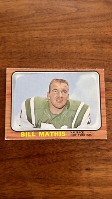 1966 Topps Set-Break # 94 Bill Mathis New York Jets EX | eBay