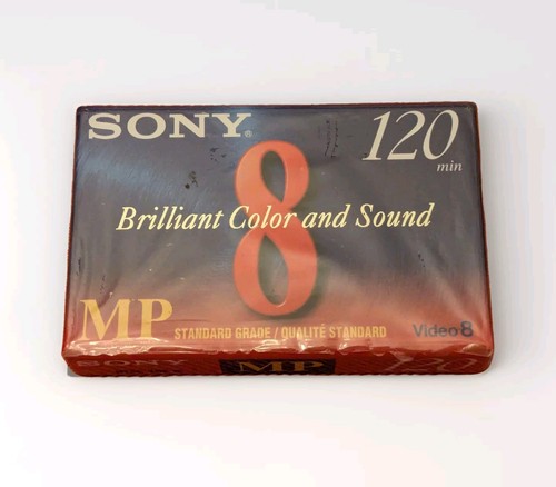 Sony MP Video 8 Brilliant Color & Sound 120 Min. Sealed Recording ...