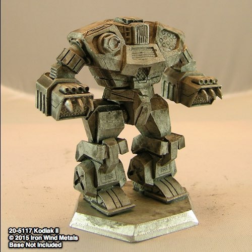Battletech Kodiak II 100t Mech Pewter Miniature 20-5117 Iron Wind ...