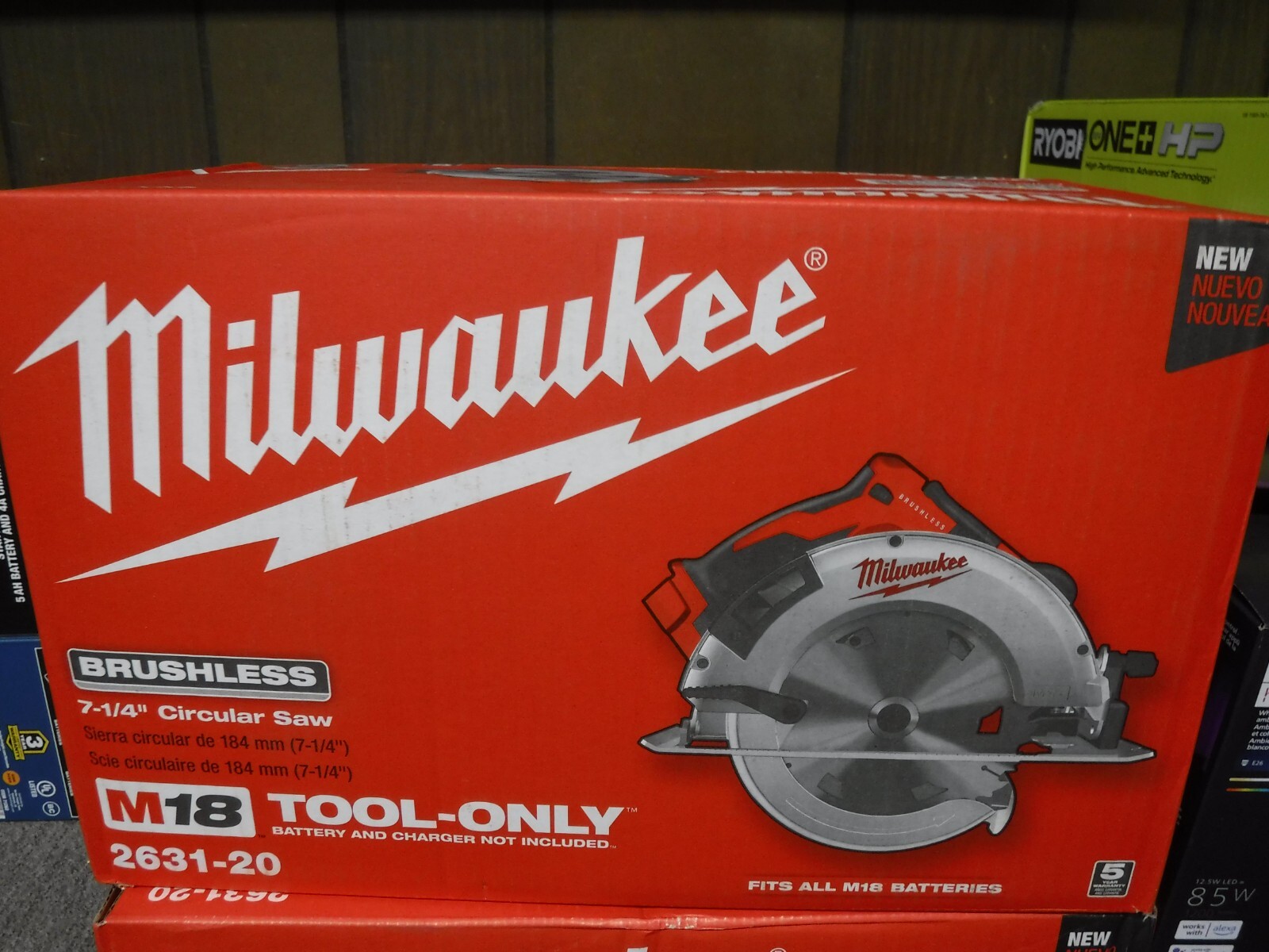 *NEW* Milwaukee M18 Brushless Cordless 7-1/4" Circular Saw (Tool-Only ...