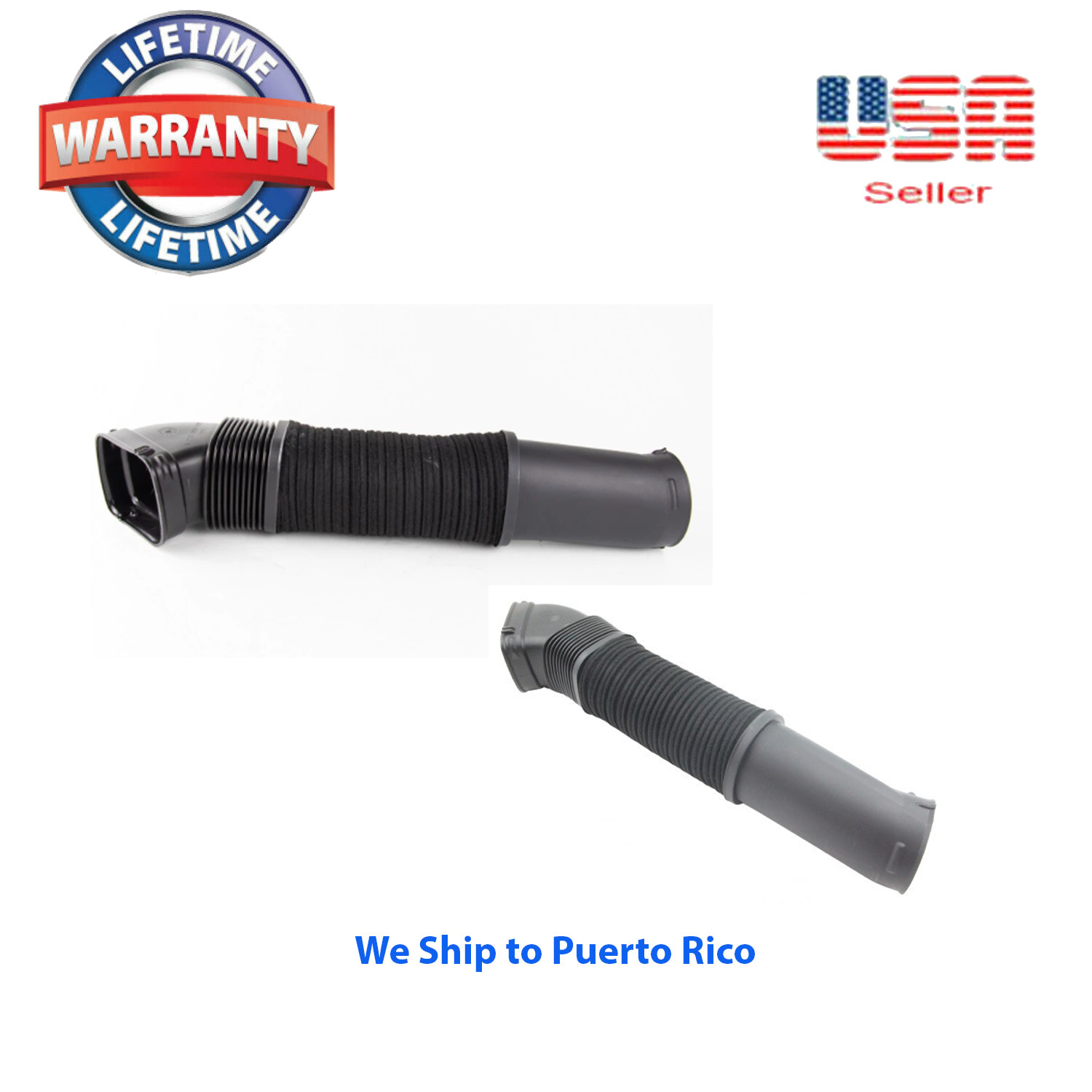 set Left & Right side Air Intake Duct hose for Mercedes W221 W216 S550 ...