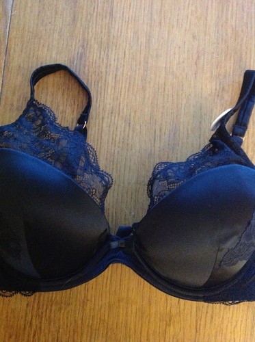 LUXURIOUS SILK W LACE SIZE 30DD UNDERWIRED PADDED ROSIE AUTOGRAPH ...