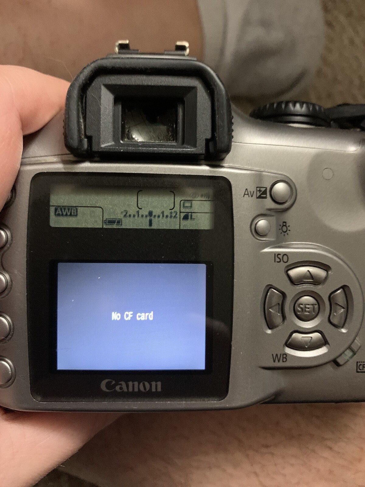 Canon EOS Digital Rebel / EOS 300D 6.3MP Digital SLR Camera - Silver ...