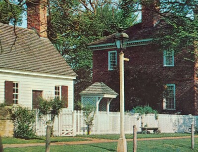 1755 George Wythe House Williamsburg Virginia Vintage Postcard | eBay