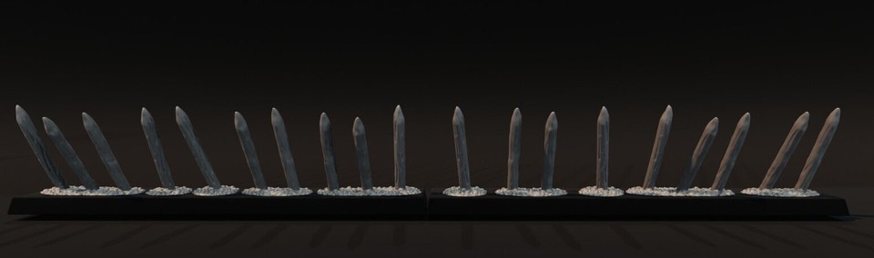 Medieval Battlefield Stakes- 28mm Bannockburn, Scots Wars, Wargames etc ...