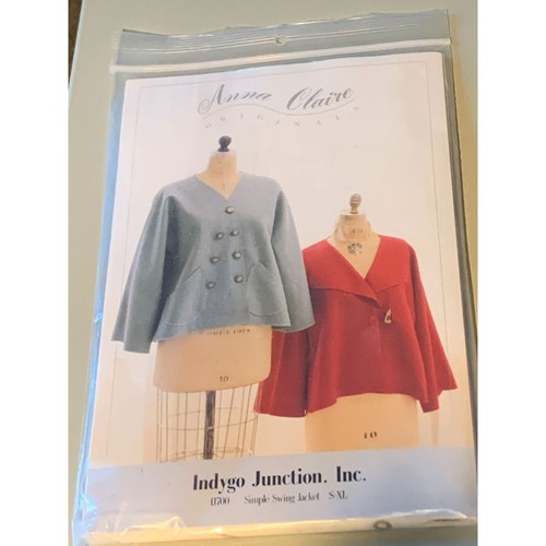 Indygo Junction Simple Swing Jacket Pattern S-XL - Uncut | eBay