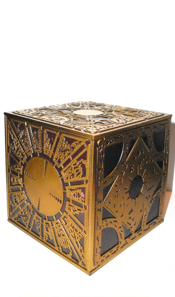 HELLRAISER Neca Reel Toys 2003 PUZZLE BOX cube 100% COMPLETE build a ...