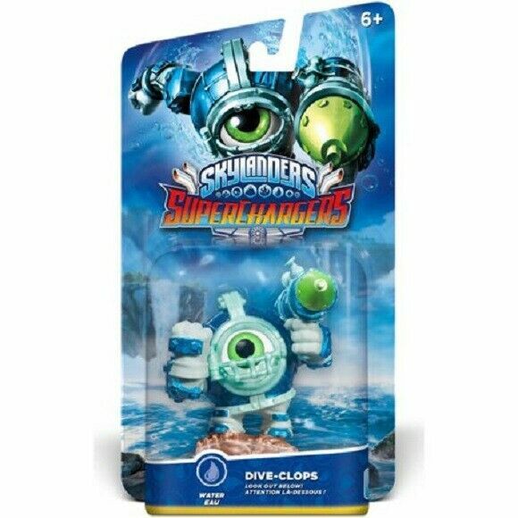Skylanders Dive-clops One-eyed Deep Sea Diver Game Figure Cyclops Water ...