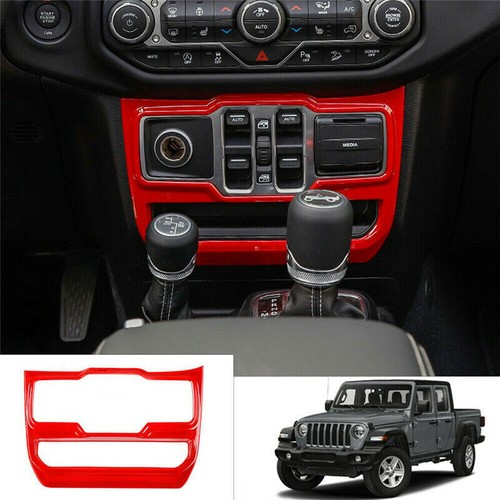 Red Door Window Control Switch Panel Cover Trim For Jeep Wrangler JL ...