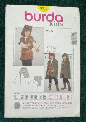 Burda 9510 ~ Size 8-13 ~ UNCUT ~ ~ ~ ~ ~ ~ ~ ~ ~ ~ ~ Listing MP22 | eBay