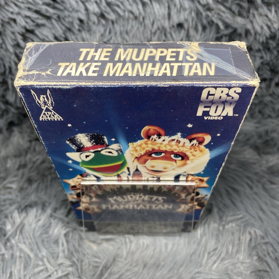 The Muppets Take Manhattan VHS Tape 1985 CBS Fox Release Puppets Movie ...