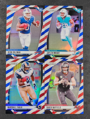 2024 Prizm Football RED WHITE BLUE (RWB) PRIZMS 251-400 You Pick the ...