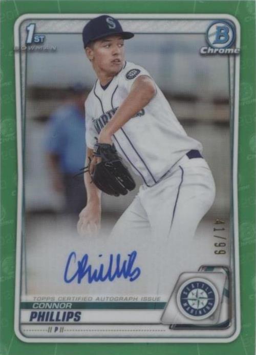 2020 Bowman Draft - Chrome Draft Picks Autographs Connor Phillips #CDA ...