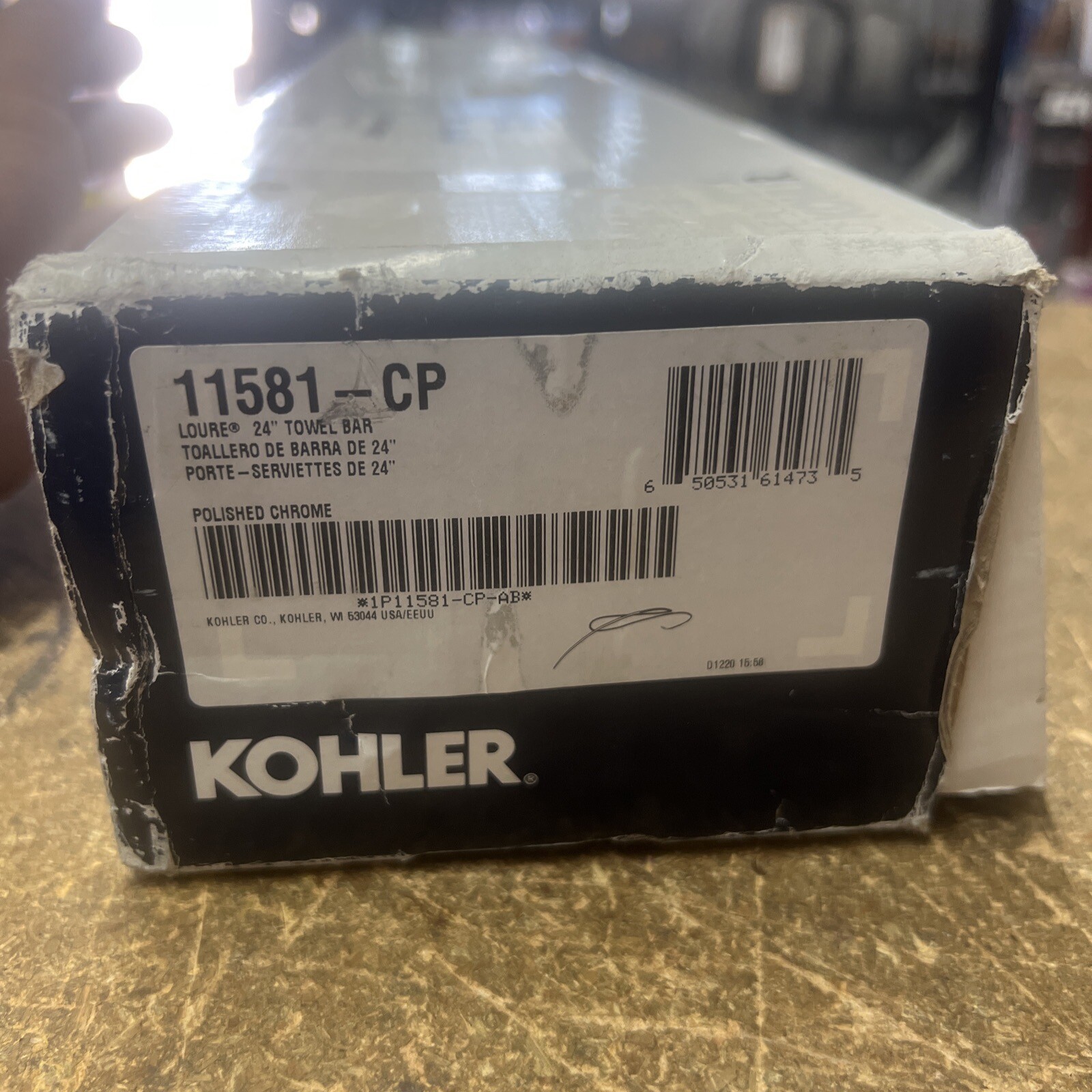 Kohler K-11581-cp Loure 24" Towel Bar Polished Chrome for sale online ...