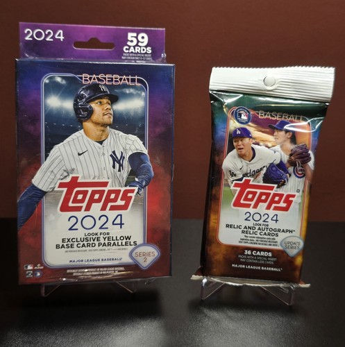 2024 Topps Series 2 Hanger Box and 2024 Update Series Fat Pack Bundle ...