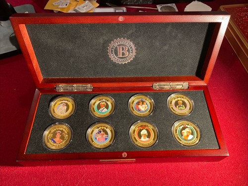 Diana Princess of Wales Legacy Gold Collection 24K Gold Plated Proof 8 ...