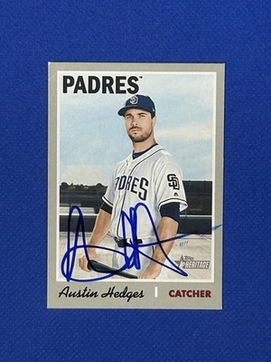 2019 Topps Heritage #284 Austin Hedges Autograph Signed Card auto ...