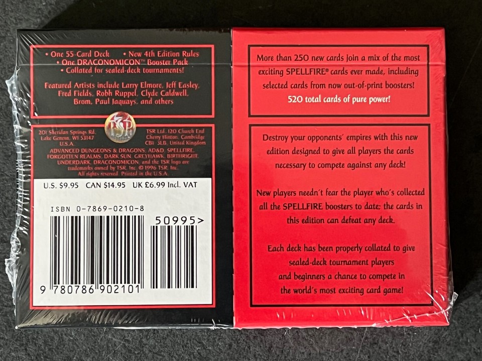 Spellfire - STARTER Set - 4th Edition - sealed - OVP - Card Game ...