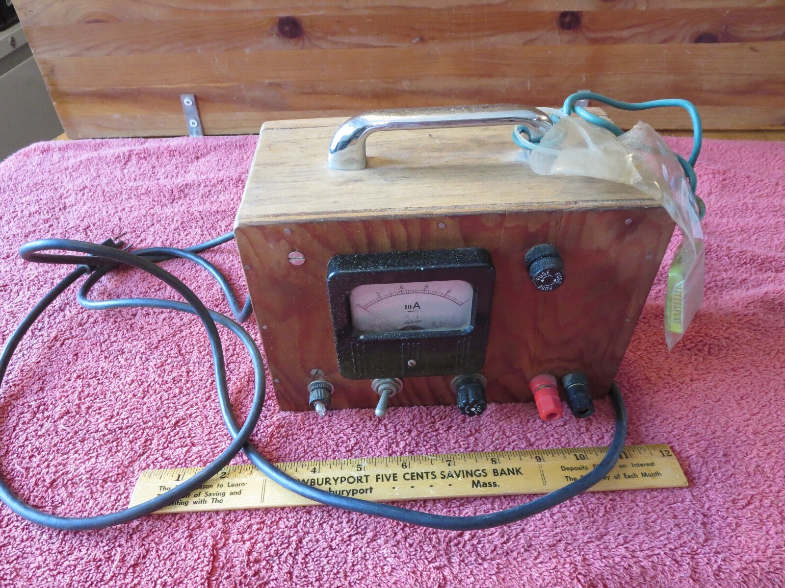 Vintage Lafayette Meter Gauge TM 60 Class 2 6 1958 0 1 Milliampere vintage-lafayette-meter-gauge-tm-60-class-2-6-1958-0-1-milliampere