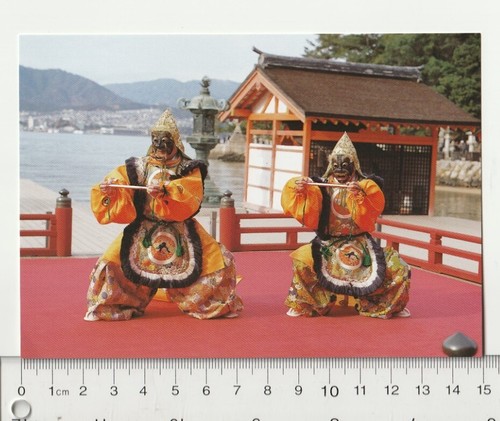 Japanese Postcard Itsukushima Shrine Hiroshima Nasori Traditional ...