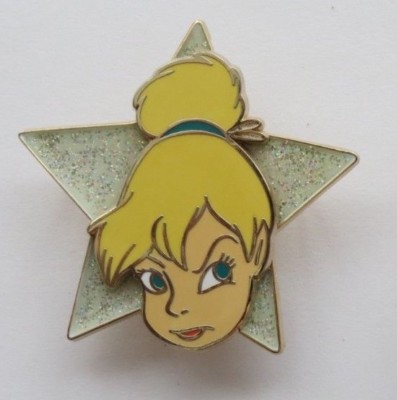 DISNEY DSF SODA FOUNTAIN GLITTER STAR TINKER BELL POUTING FACE LE 300 ...