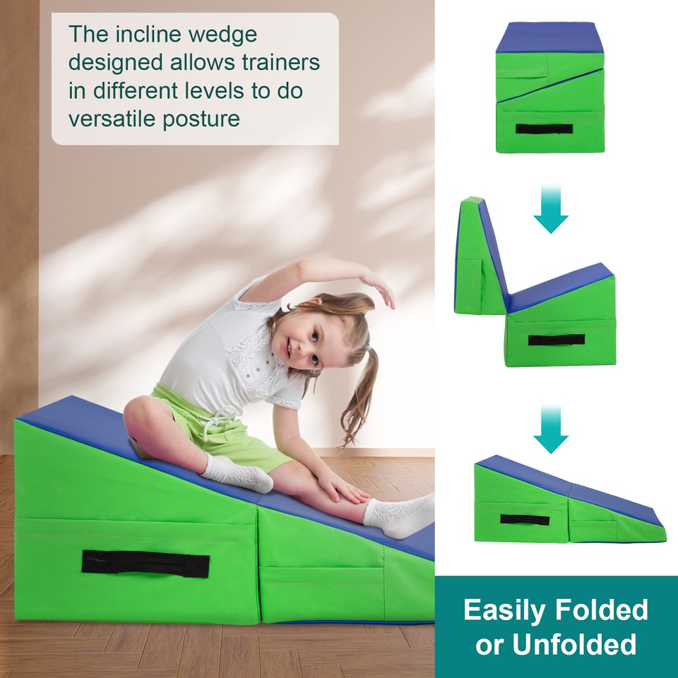 Gymnastics Mat Incline Tumbling Mats Folding Cheese Mat for Gymnastics ...