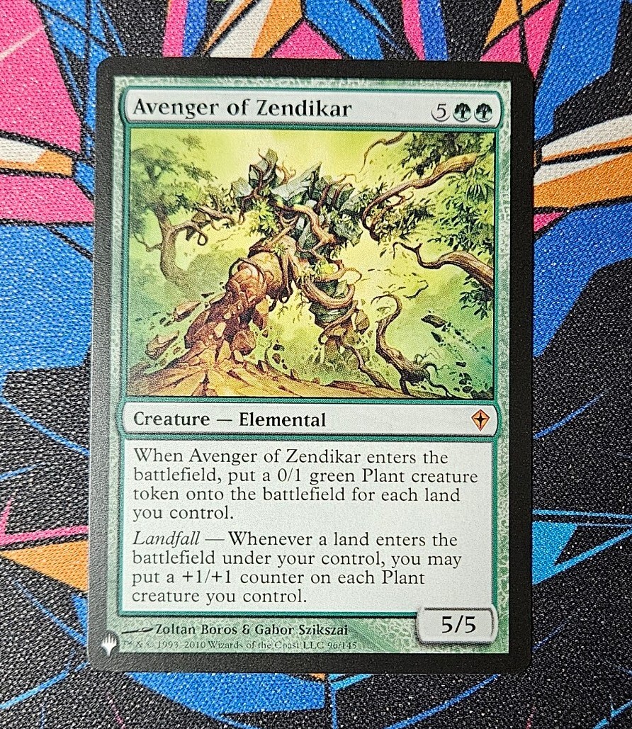 Avenger Of Zendikar NM Regular MTG The List Worldwake Unplayed Magic ...