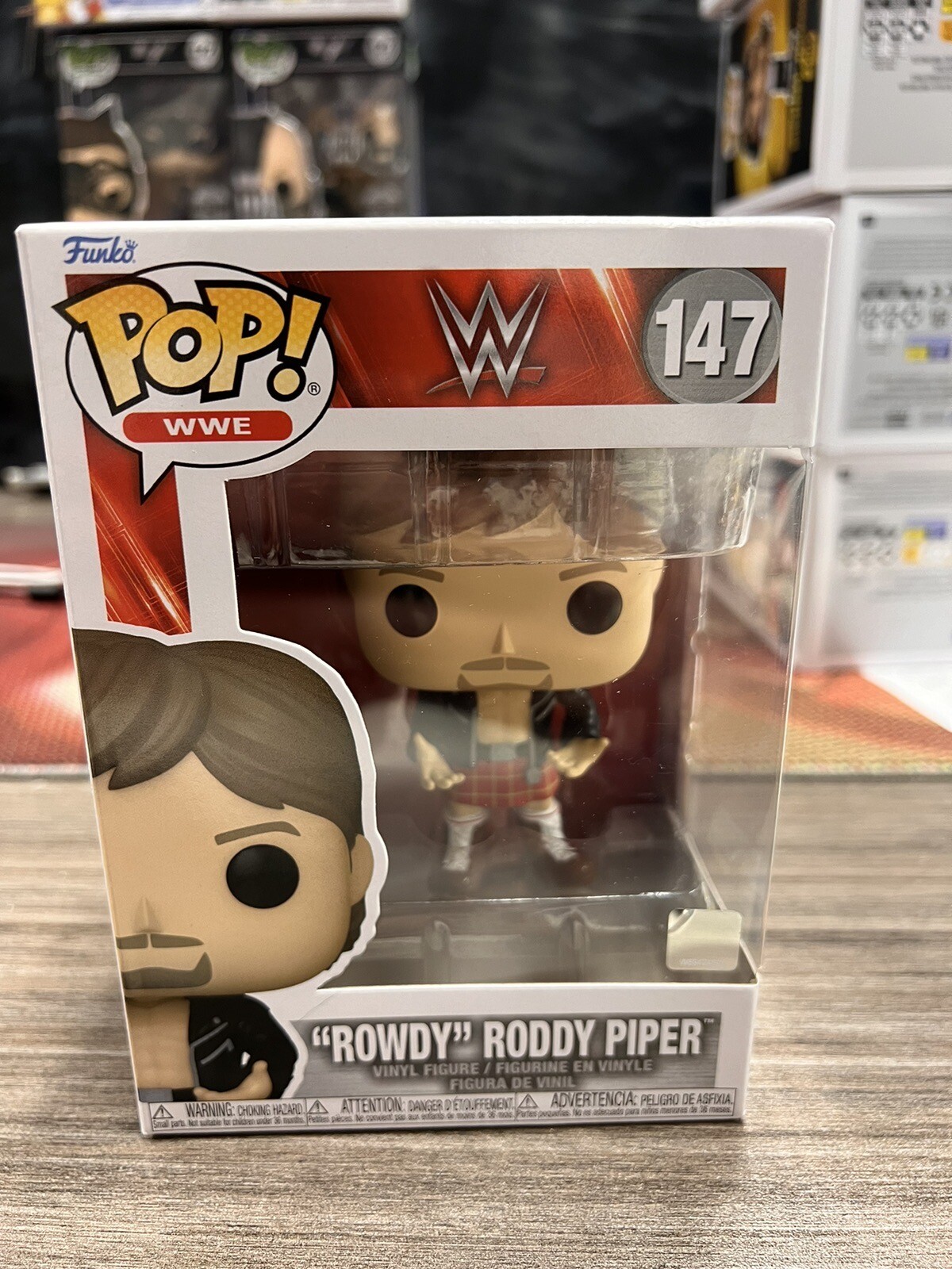 Funko Pop! Vinyl: WWE - "Rowdy" Roddy Piper #147 With Protector ...