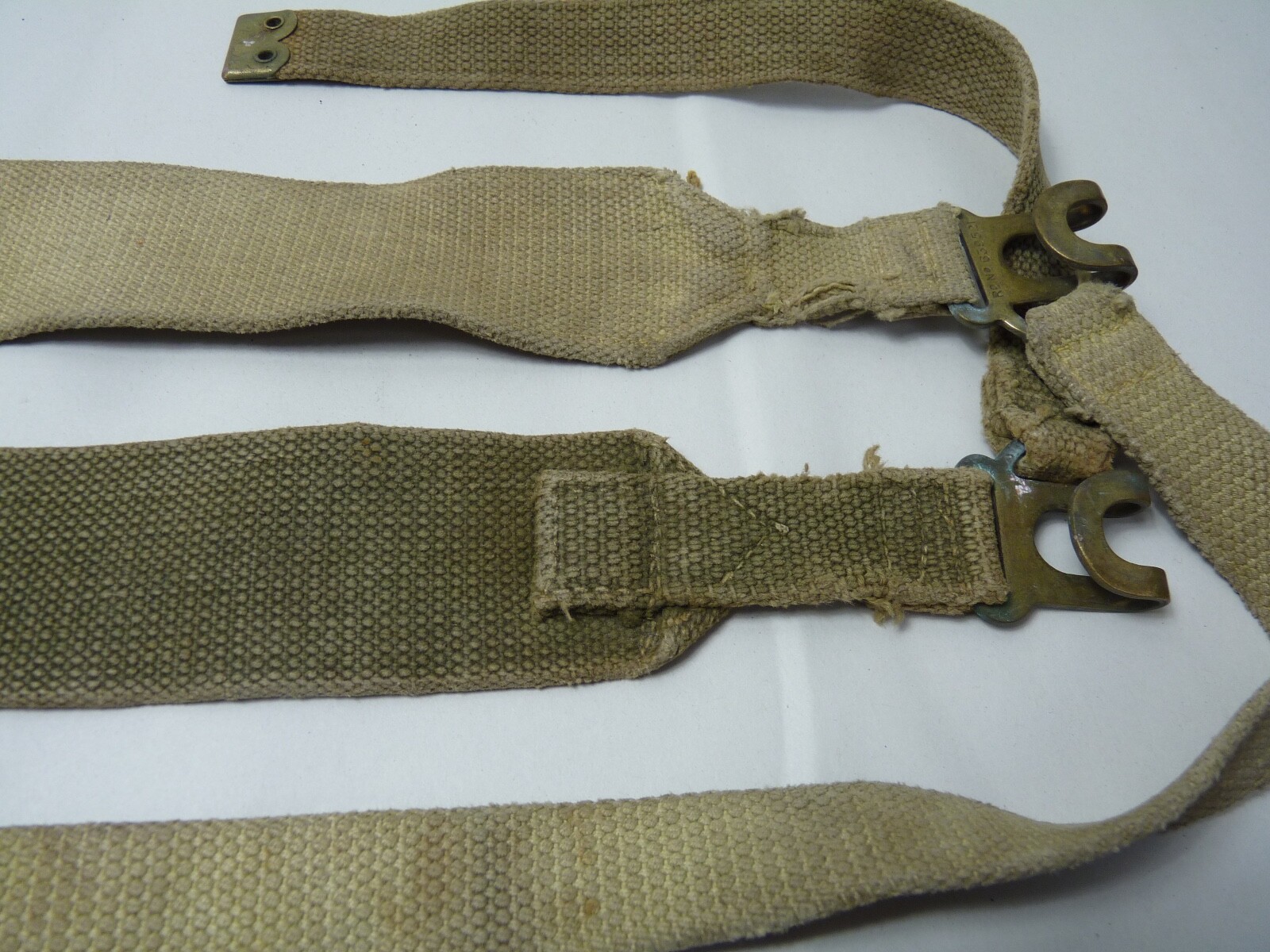 Original WW2 Pattern British Army L Straps Pair - 37 Pattern Webbing ...
