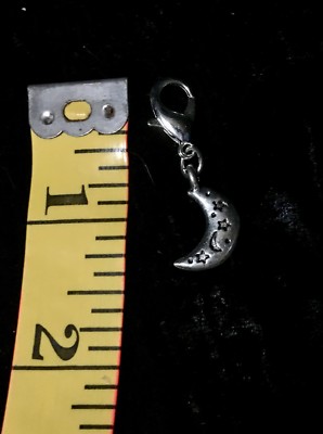 Moon w/Stars Pagan Charm - Witchcraft, Wicca, Pagan,Voodoo, Voudun ...