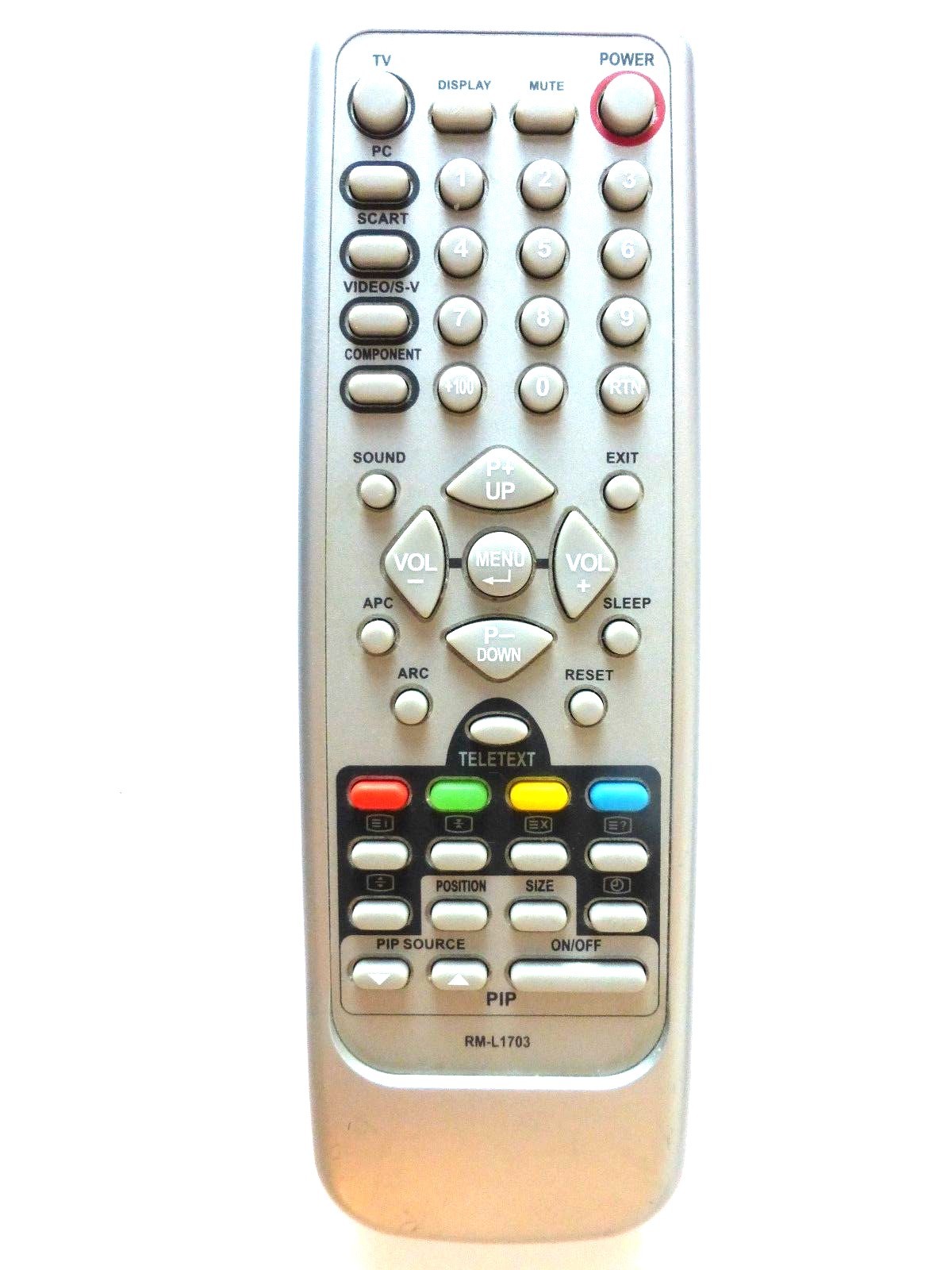 Tevion LCD TV Remote Control Rm-l1703 for Md2617 Md2617tl for sale ...