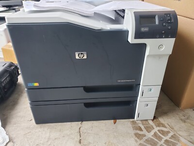 HP Color M750dn Postscript Network Laser Printer 11x17 Tabloid Genuine ...