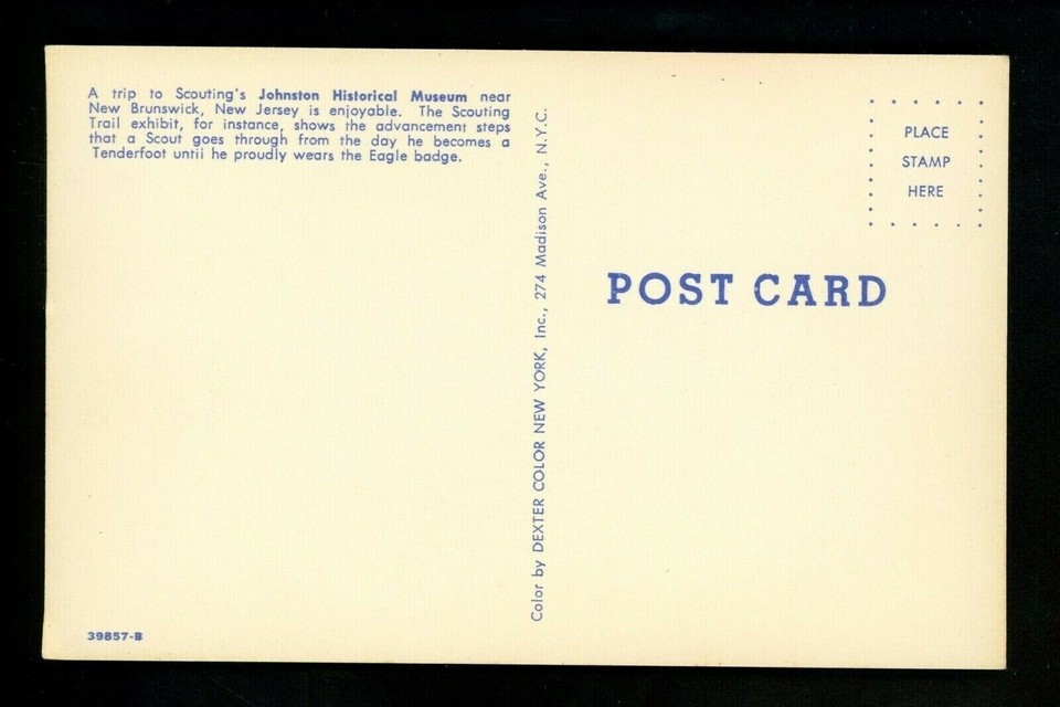 New Jersey NJ postcard New Brunswick, Boy Scouts of America office ...