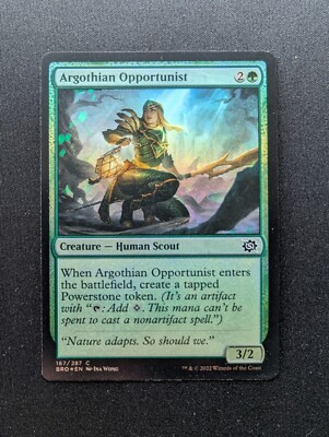 Magic the Gathering ARGOTHIAN OPPORTUNIST FOIL The Brothers' War #167 ...