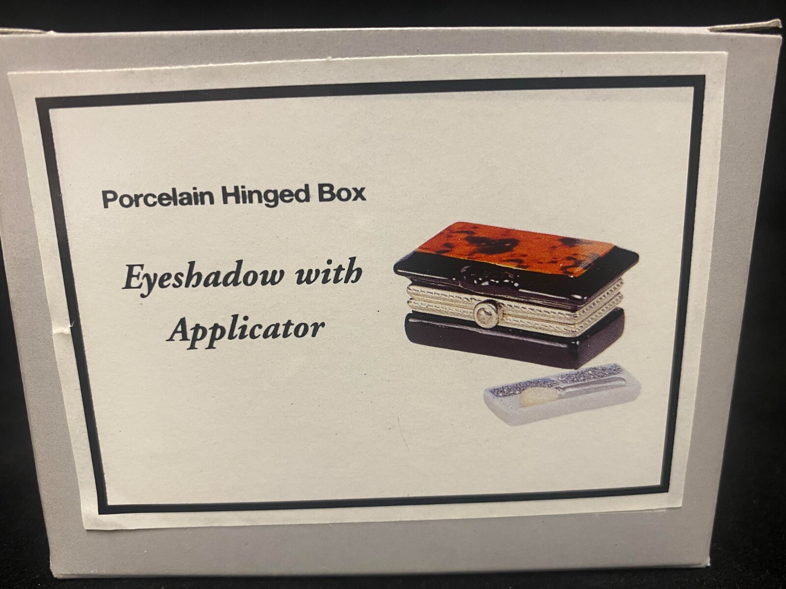 Eyeshadow PHB Porcelain Hinged Box by Midwest of Cannon Falls | eBay