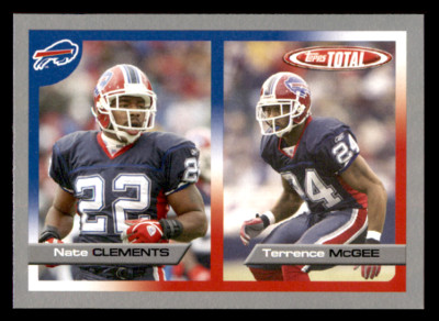 2005 Topps Total Nate Clements / Terrence McGee Silver #136 Buffalo ...