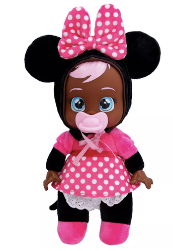 Cry Babies Disney 9" Plush Baby Doll Tiny Cuddles Minnie Mouse Toy New ...
