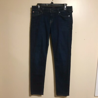 Hudson Kent Denim Dark Blue Wash Jeans Slim Skinny Women’s Size 29 EUC ...