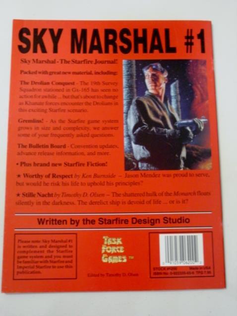 Task Force Games 1995 : Sky Marshal #1 - The StarFire Journal (EX) | eBay