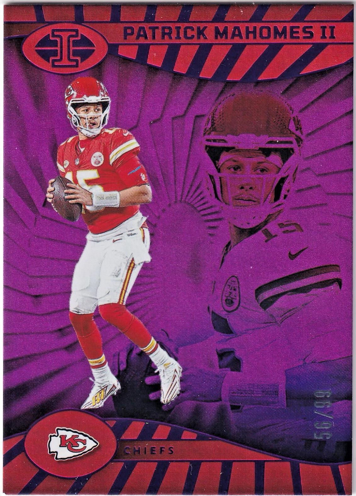 2024 Panini Illusions - Patrick Mahomes II #42 Trophy Collection Purple ...