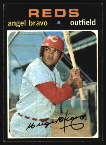 1971 Topps #538 Angel Bravo VG/VGEX Reds 579378 | eBay