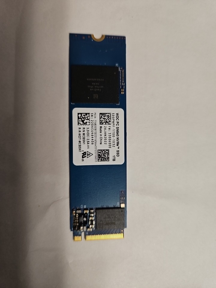 1TB WD PC SN540 M.2 NVMe PCIe4.0x4 SSD Solid SDPNPF-1T00 WDC PC NVME ...