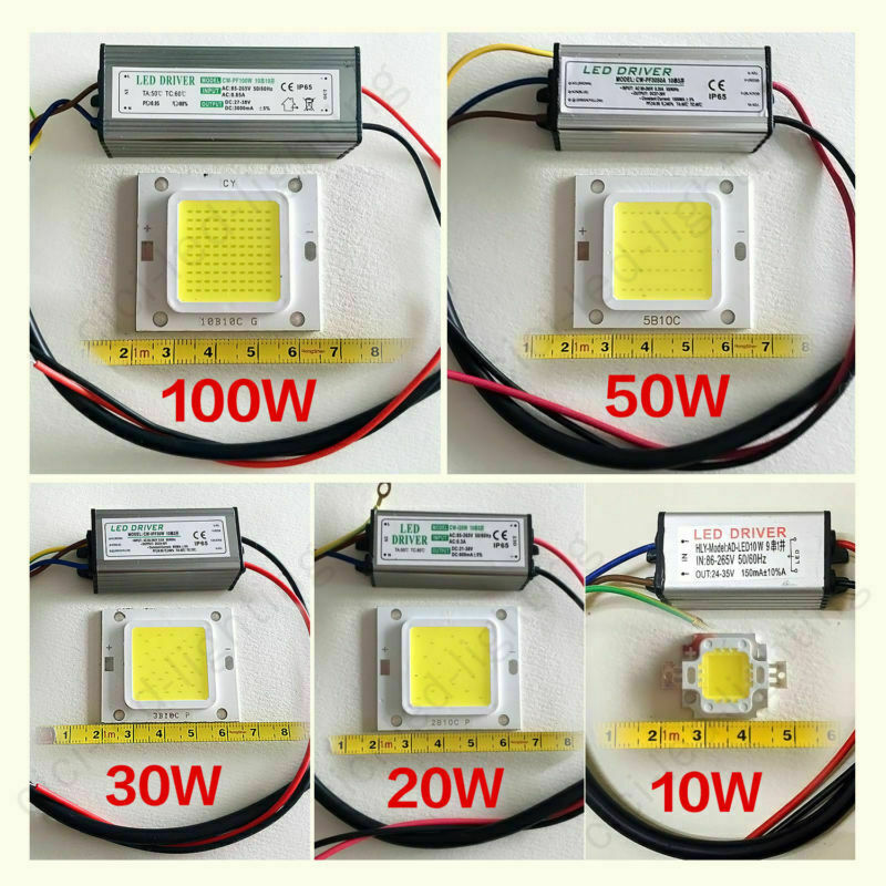 LED Driver+Chip 100W 70W 50W 30W 20W 10W High Power Supply Transformer ...