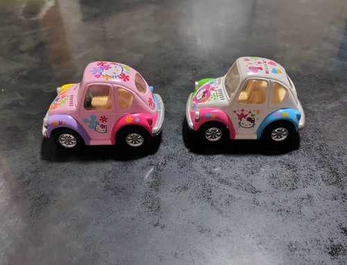 Hello Kitty Mini Car Set of 2 Sanrio Retro KinTOY | eBay
