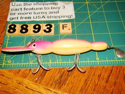 V8893 F VINTAGE BOMBER WATER DOG RARE COLOR FISHING LURE | eBay